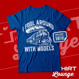 Funny Model Train Shirt, Model Train T-shirt, Train Gift Idea, Train ...