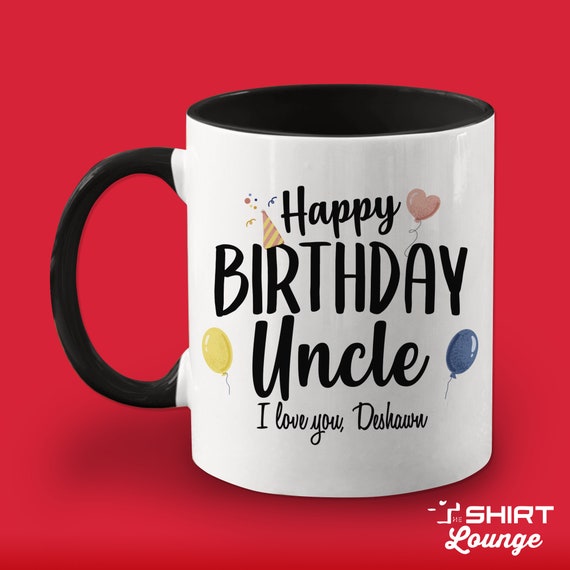 Happy Birthday Uncle Mug From Baby Custom Uncle B-day Cup - Etsy