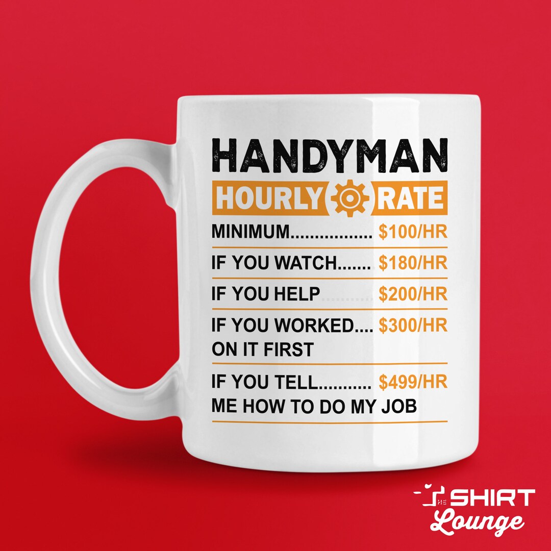 Handyman Mug, Funny Handyman Gift, Handy Man Coffee Cup, Gift for ...