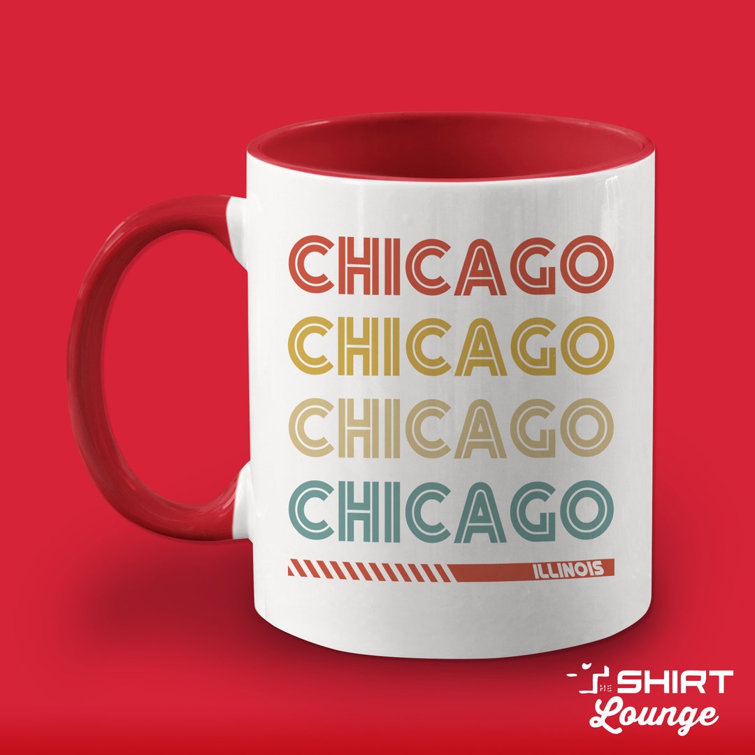 Retro Chicago Illinois Coffee Mug: Vintage Souvenir Gift - Etsy