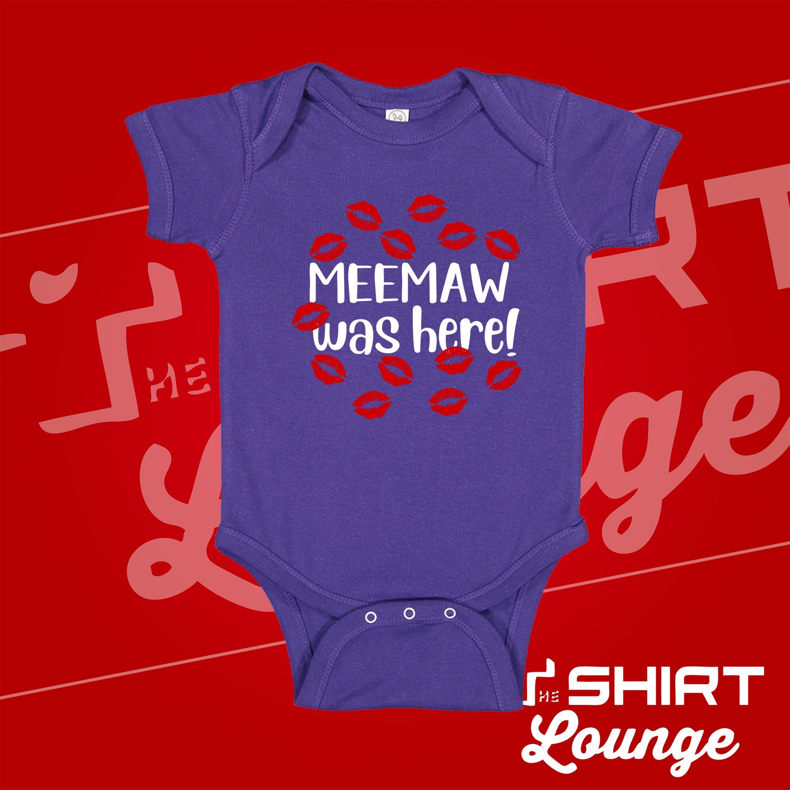 Meemaw Was Here Baby Bodysuit One Piece or Toddler Shirt, Meemaw Shirt ...