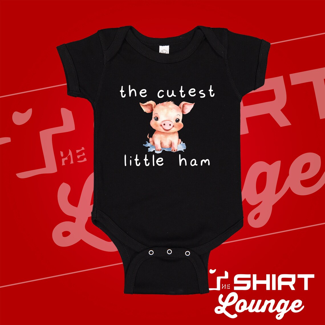 Cutest Little Ham Baby Bodysuit: Piggy Toddler T-shirt - Etsy
