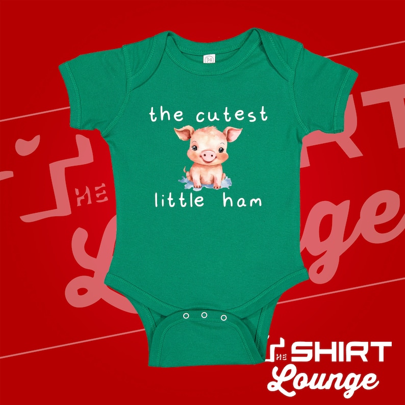 Cutest Little Ham Baby Bodysuit: Piggy Toddler T-shirt - Etsy
