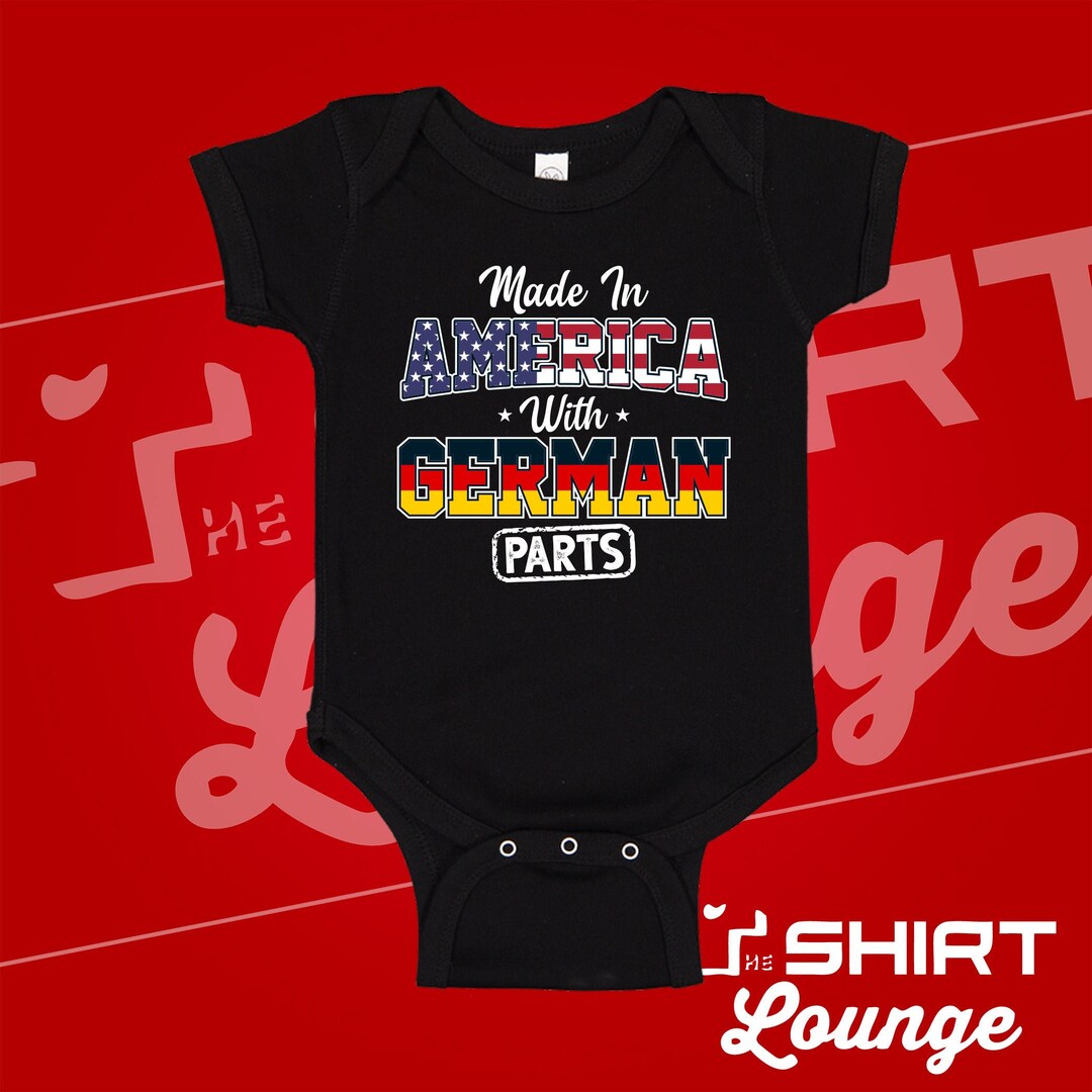 German American Baby Bodysuit One Piece Children's T-shirt | Made in ...