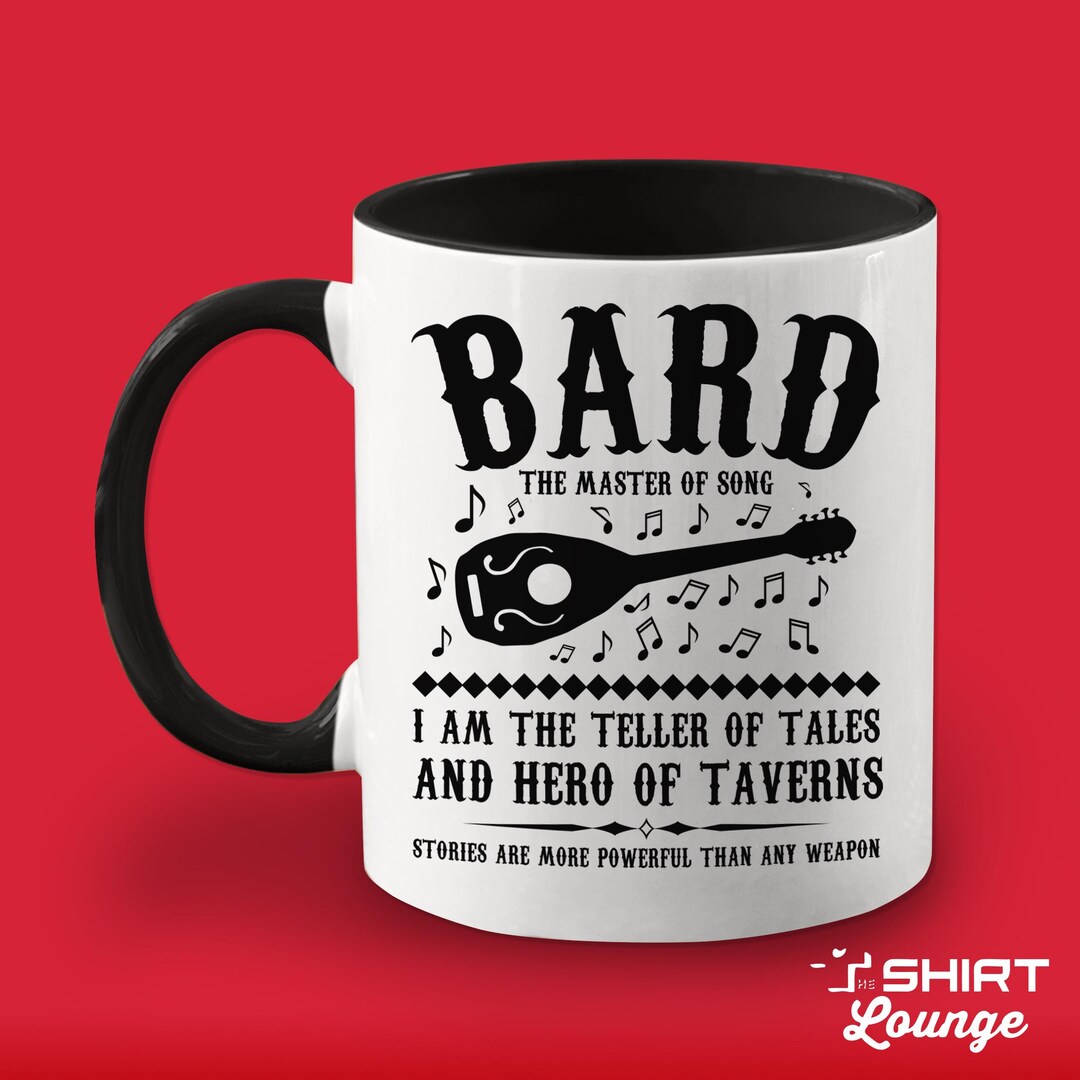 Bard RPG Gamer Mug: Master of Song, Hero of Taverns - Etsy