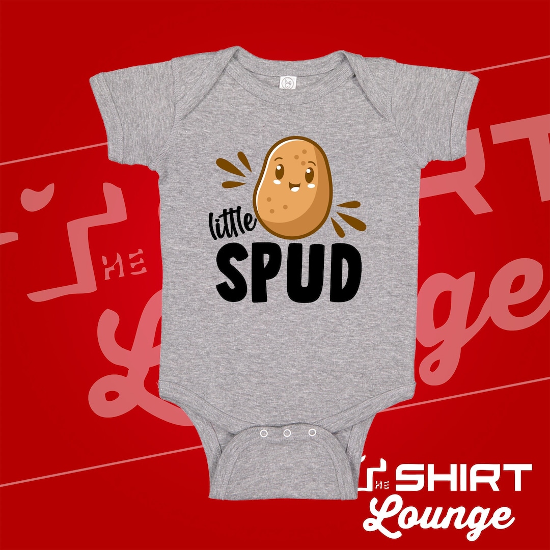 Cute Potato Baby Bodysuit One Piece, Little Spud Toddler Shirt, Funny ...