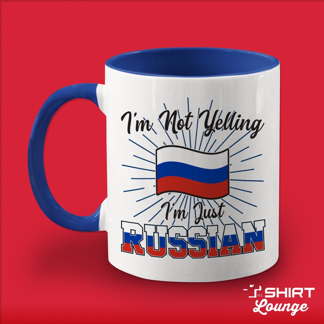 Russian Mug, Russia Coffee Cup, Funny Gift Idea, Present for Russian ...