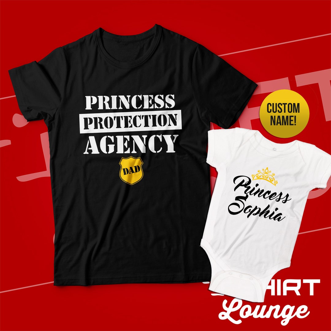 Princess Protection Agency and Princess Matching Daddy Daughter Shirts ...