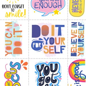 LUNCHBOX NOTES PRINTABLE, Back to School, Kids Back to School, School ...