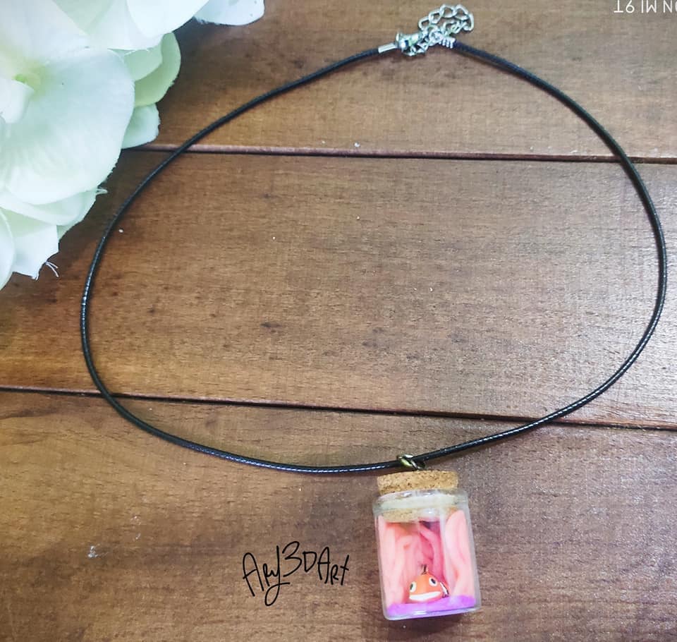 Finding Nemo Polymer Clay Key Chain Necklace or Magnet. - Etsy