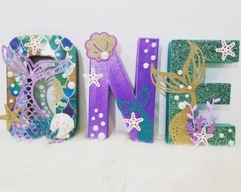 Under the Sea Letters - Etsy