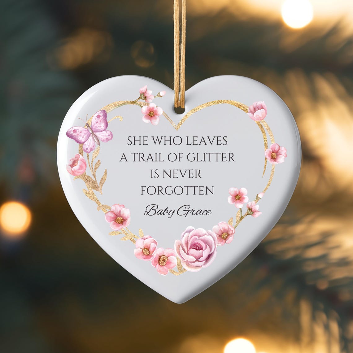 Custom Miscarriage Gift, Memorial Ornament, Bereavement Gift , in ...