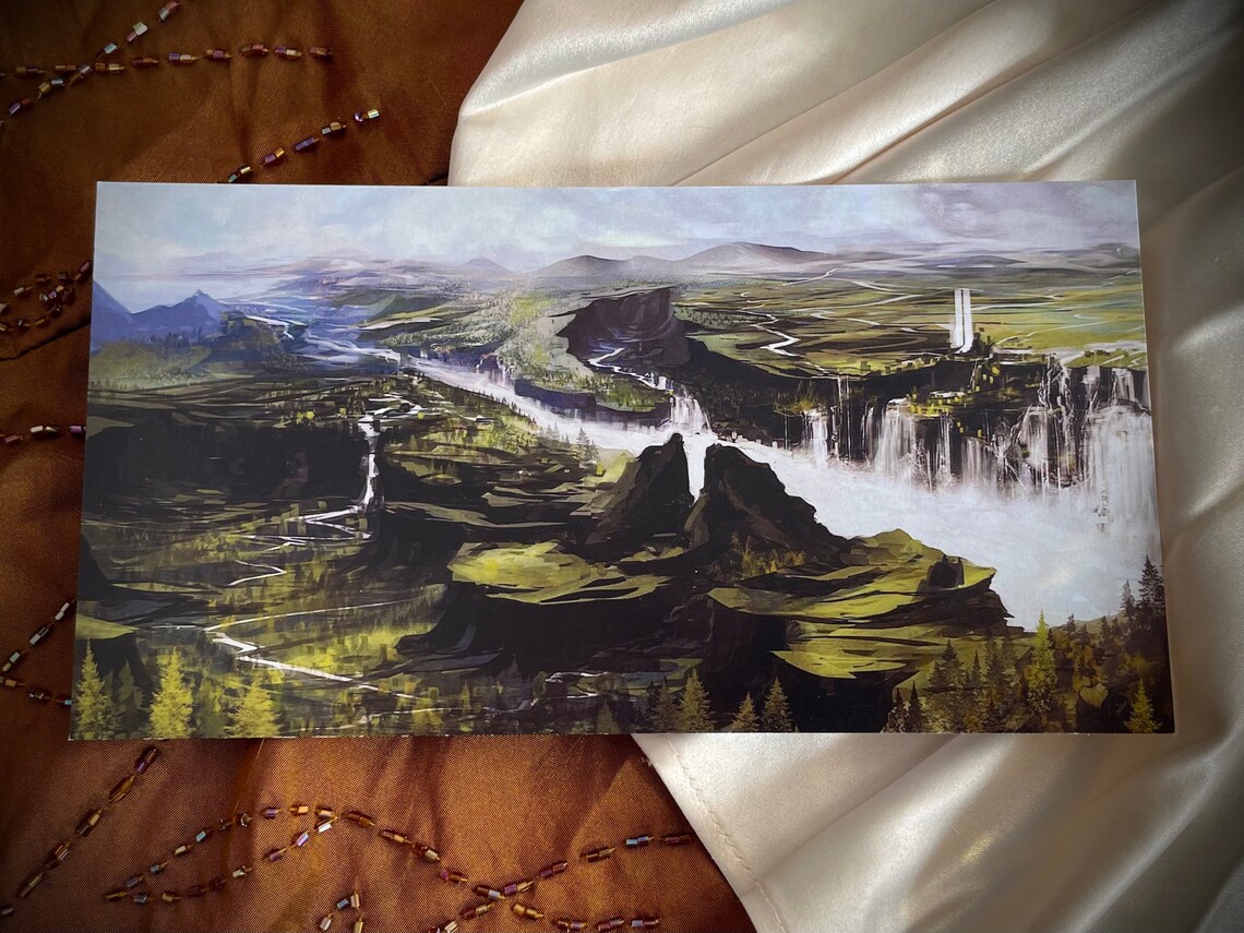 ANDUIN RIVER Painting: Tolkiens Middle Earth Inspired Fine - Etsy