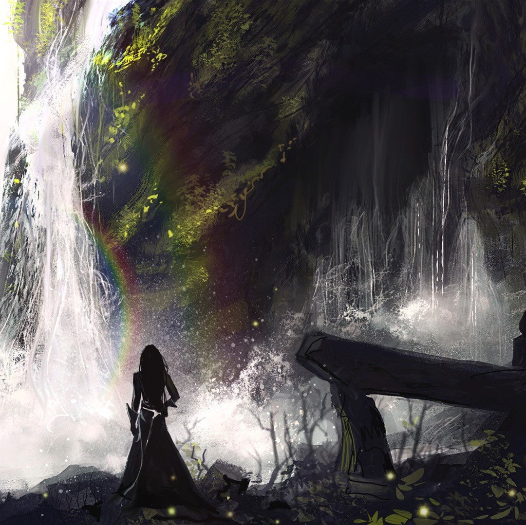 FINROD & BEREN Painting: Tolkien’s Middle Earth Inspired Fine Art Print ...