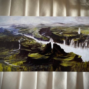 ANDUIN RIVER Painting: Tolkien’s Middle Earth Inspired Fine Art Print ...