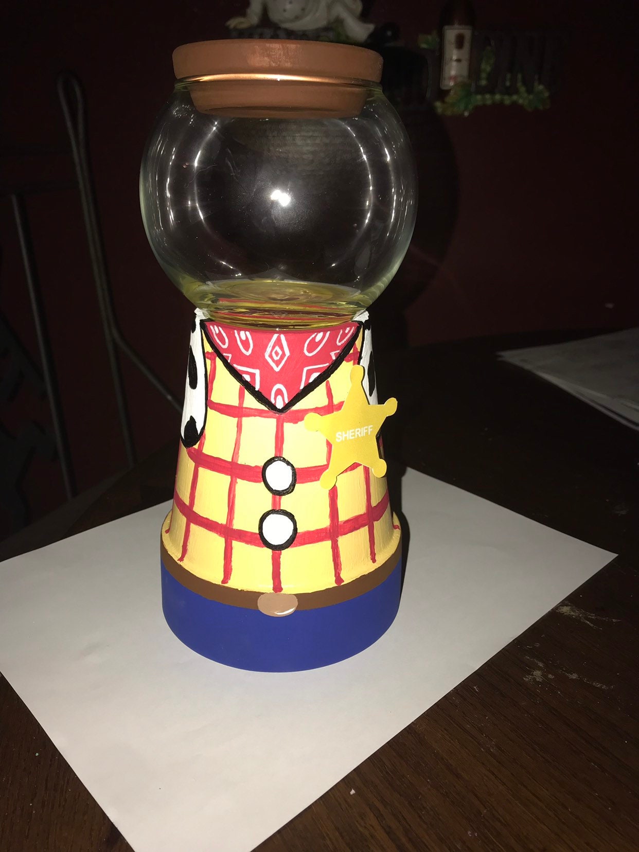 Toy Story Woody Gumball Decor - Etsy