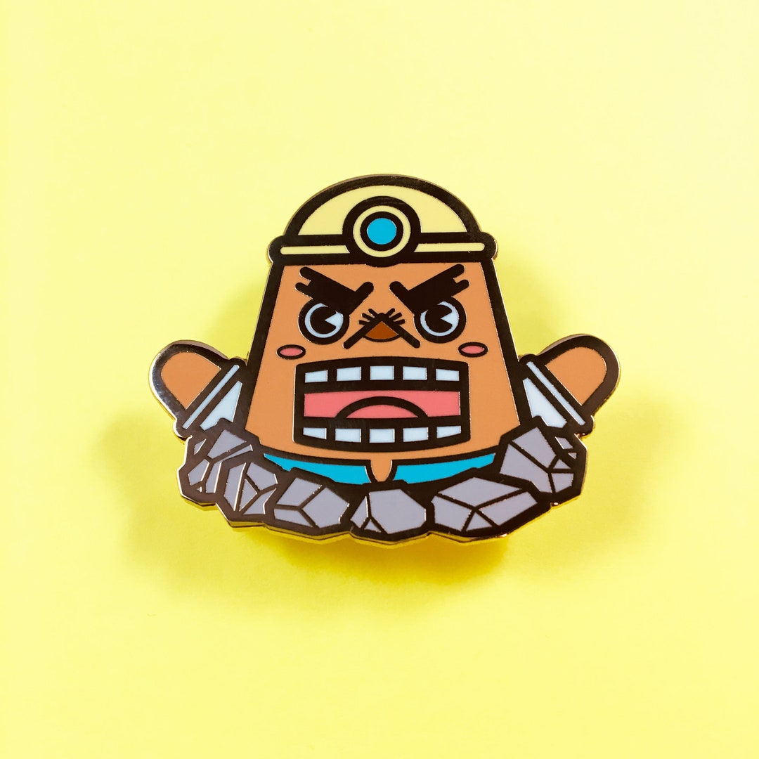 The Angry Mole Hard Enamel Pin - Etsy