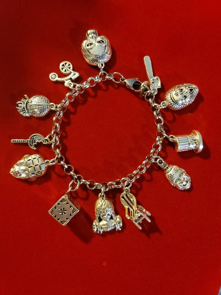 Silver Horror Movie Chain Bracelet Gift Freddie Kruger | Etsy