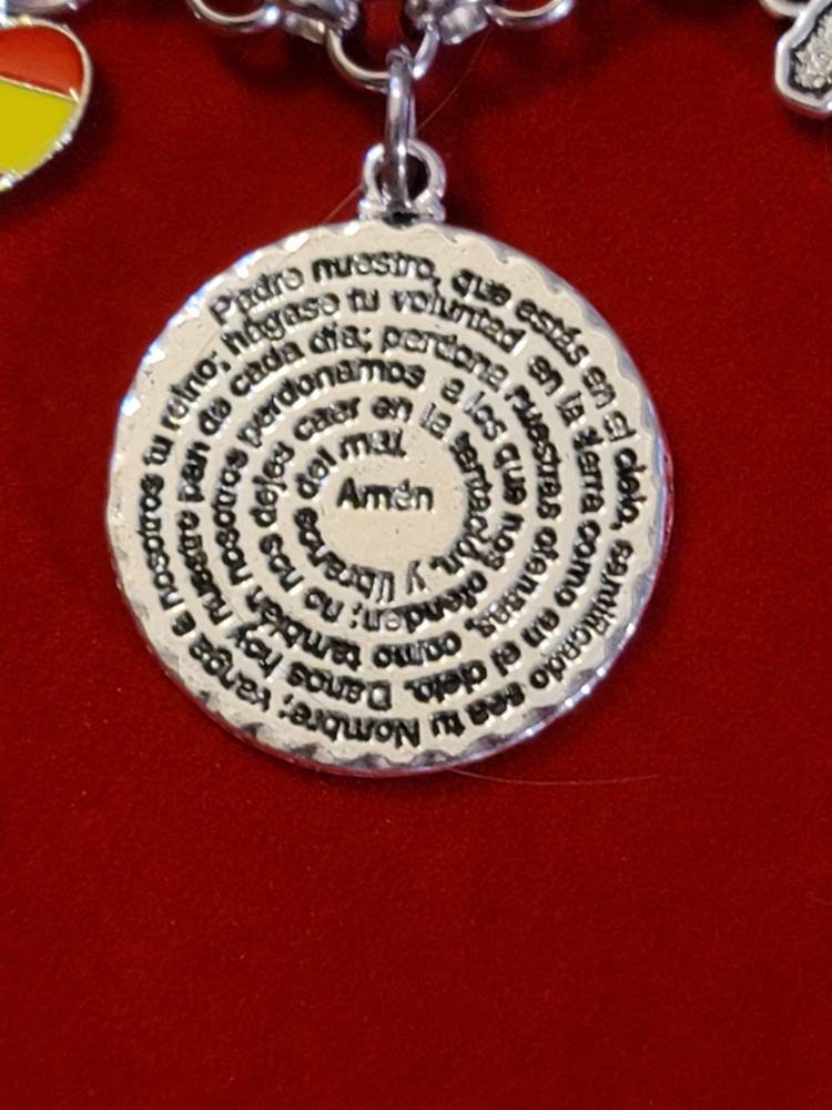 Silver Spanish Charm Bracelet Spain Chain Bracelet Charm | Etsy