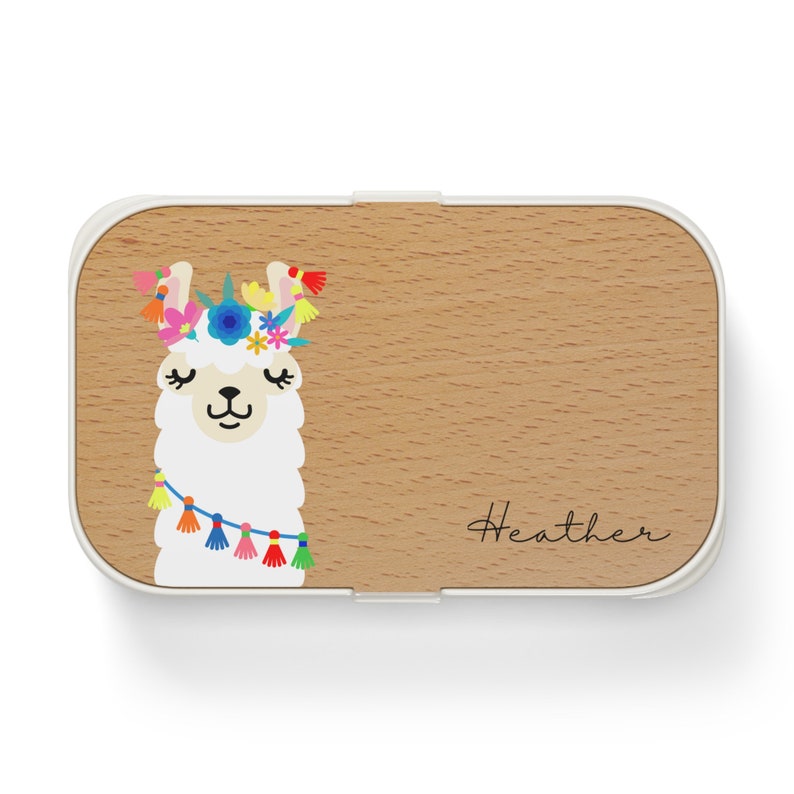 Custom Llama Alpaca Bento Box for Teens and Adults Sushi Container ...