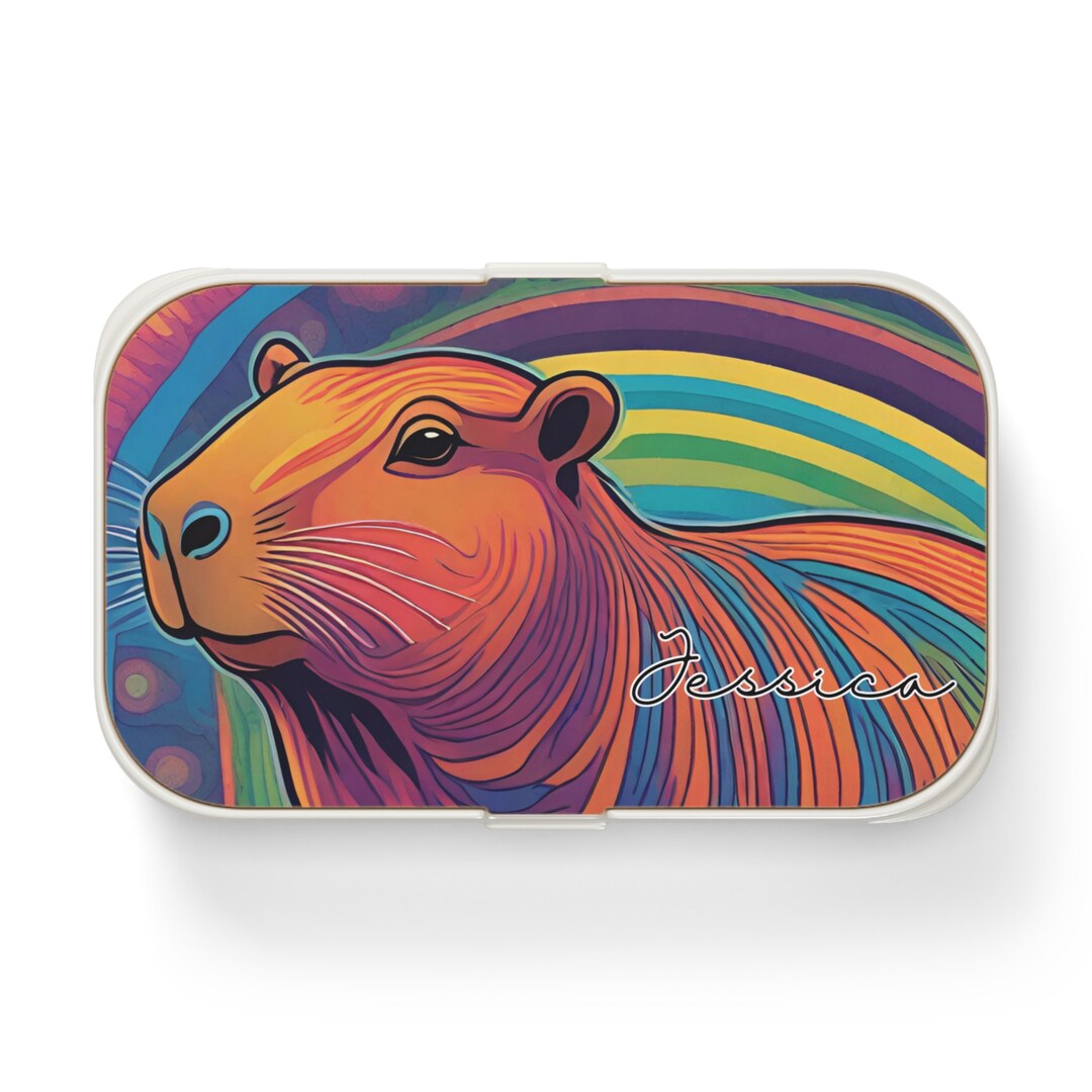 Capybara Bento Lunch Box for Teens and Adults Colorful Custom ...