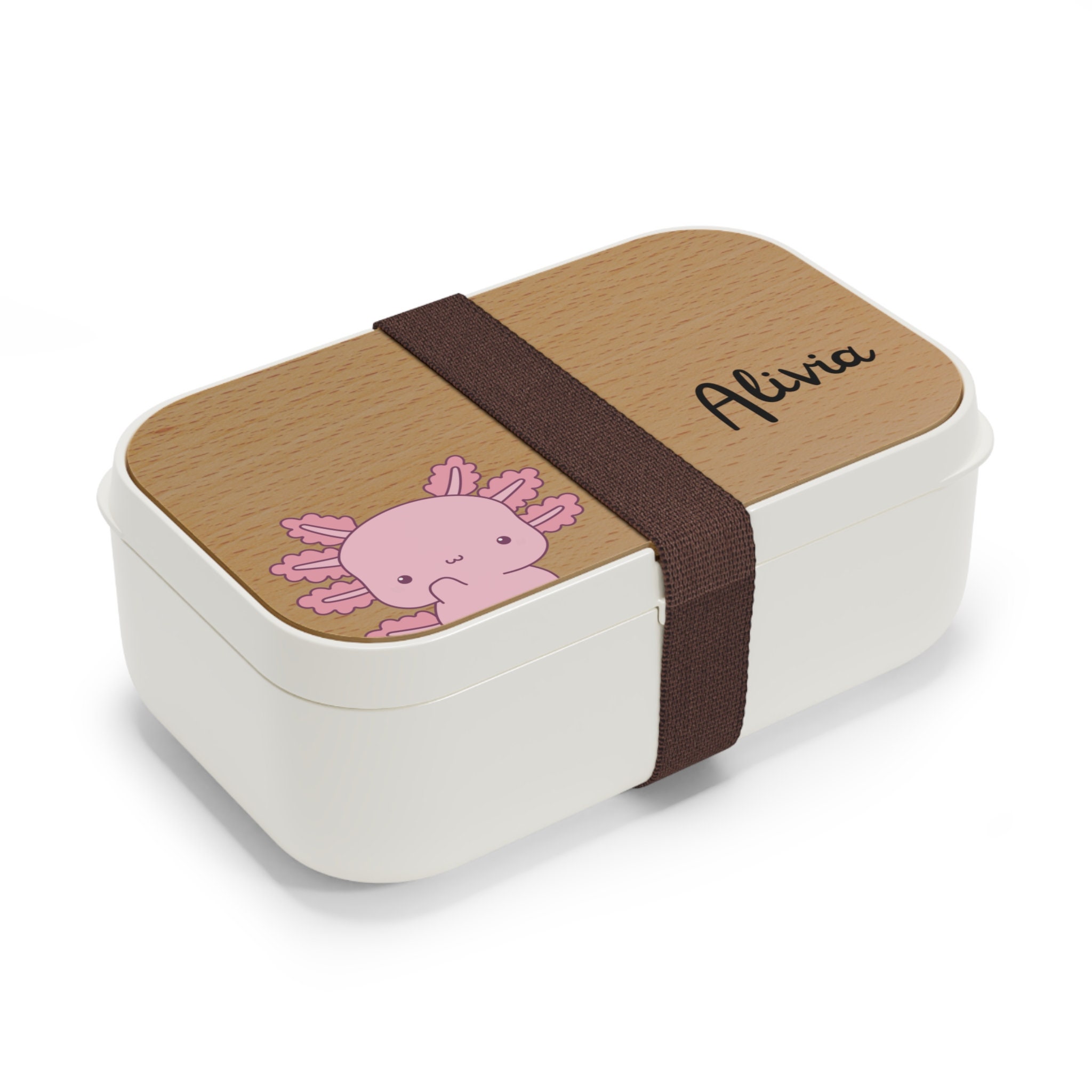 Axolotl Kawaii Bento Lunch Box for Teens and Adults Cute Container ...