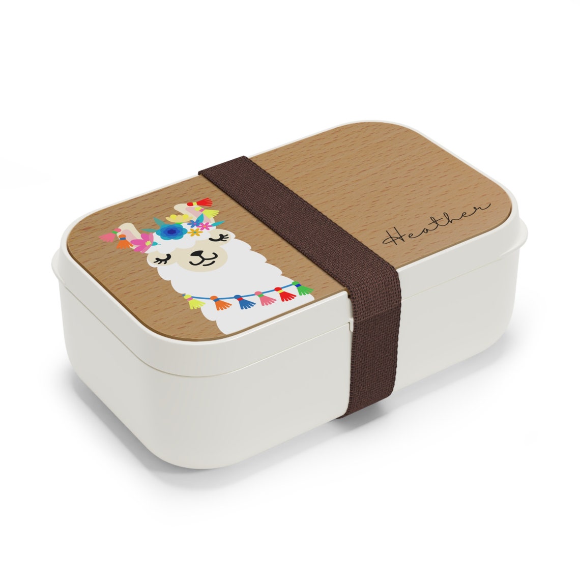 Custom Llama Alpaca Bento Box for Teens and Adults Sushi Container ...