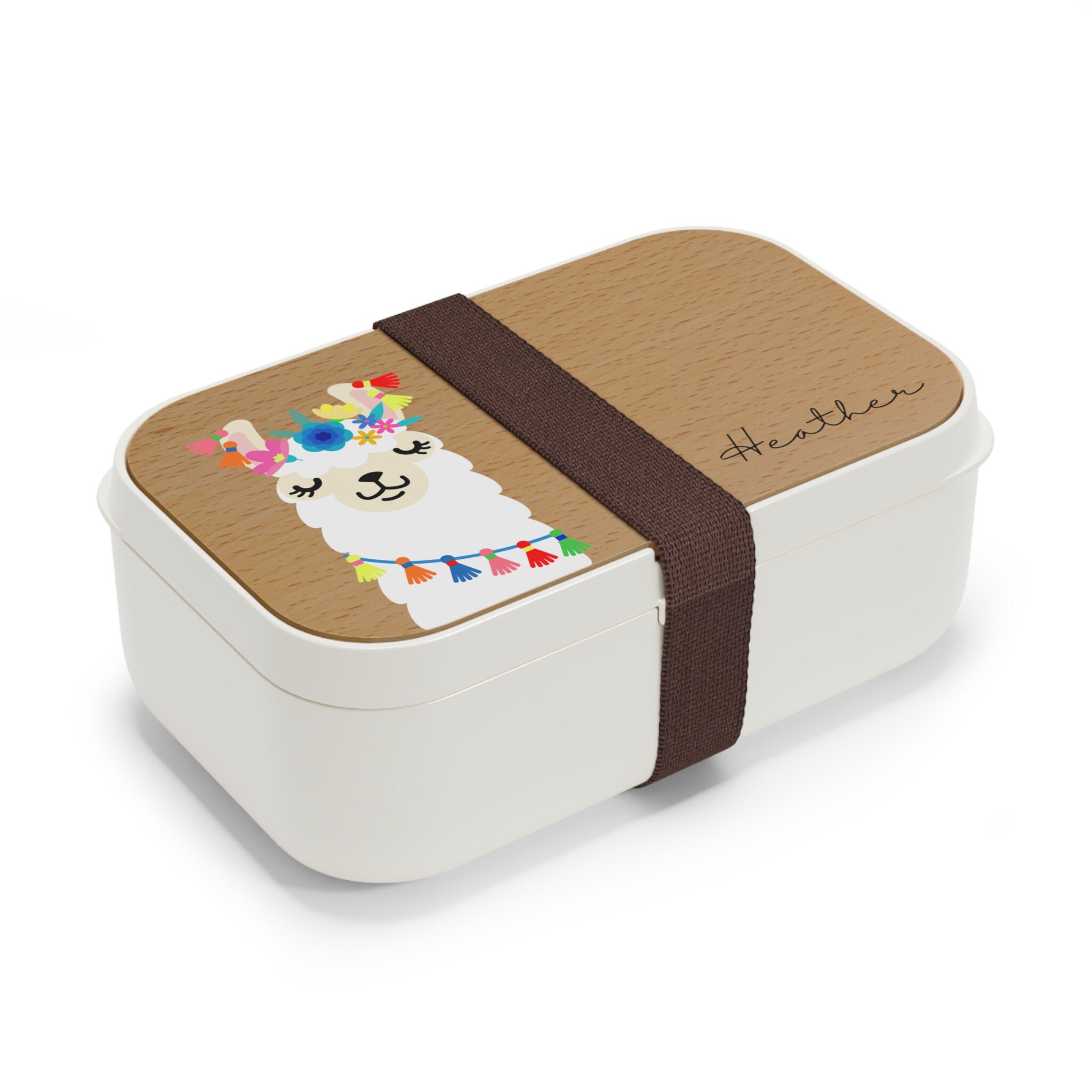 Custom Llama Alpaca Bento Box for Teens and Adults Sushi Container ...