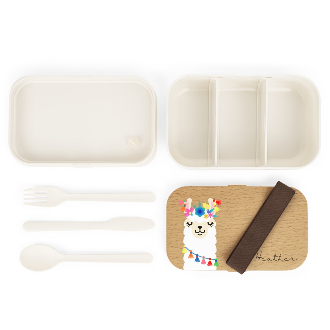 Custom Llama Alpaca Bento Box for Teens and Adults Sushi Container ...