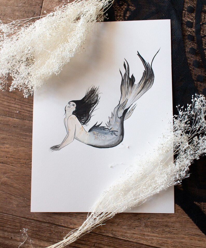 Original Watercolor Mythological Creatures Cryptid - Etsy