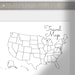 US Travel Map | Fill in Map | Color in Map | US Color Map - Etsy