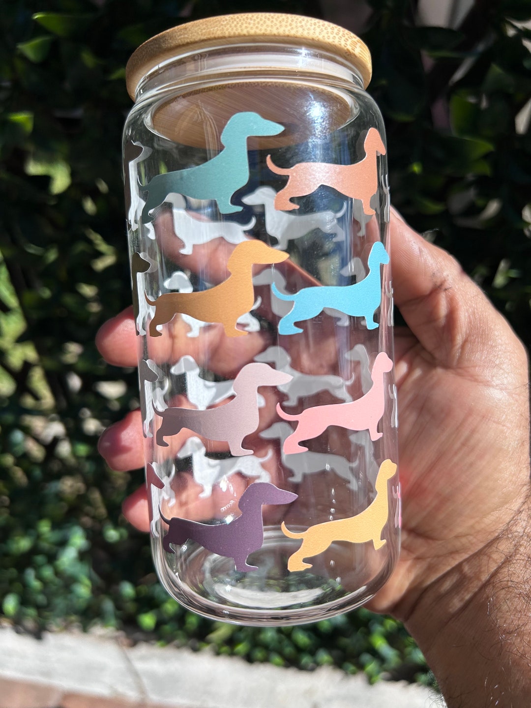 Dachshund Cup / 18 Oz Dachshund Cup / Dog Cup / Cute Weiner Dog Cup ...