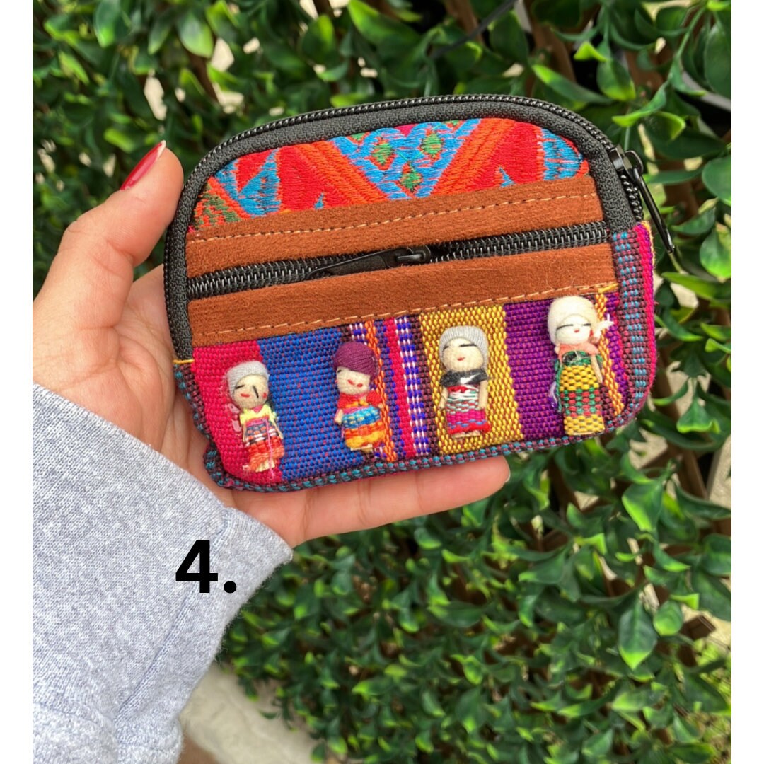 Worry Dolls Wallet / Handmade Worry Dolls Wallet / Handmade Colorful ...