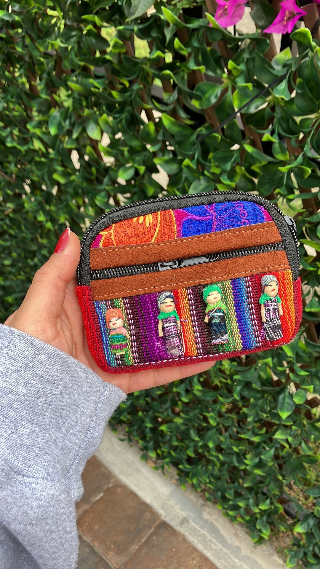 Worry Dolls Wallet / Handmade Worry Dolls Wallet / Handmade Colorful ...