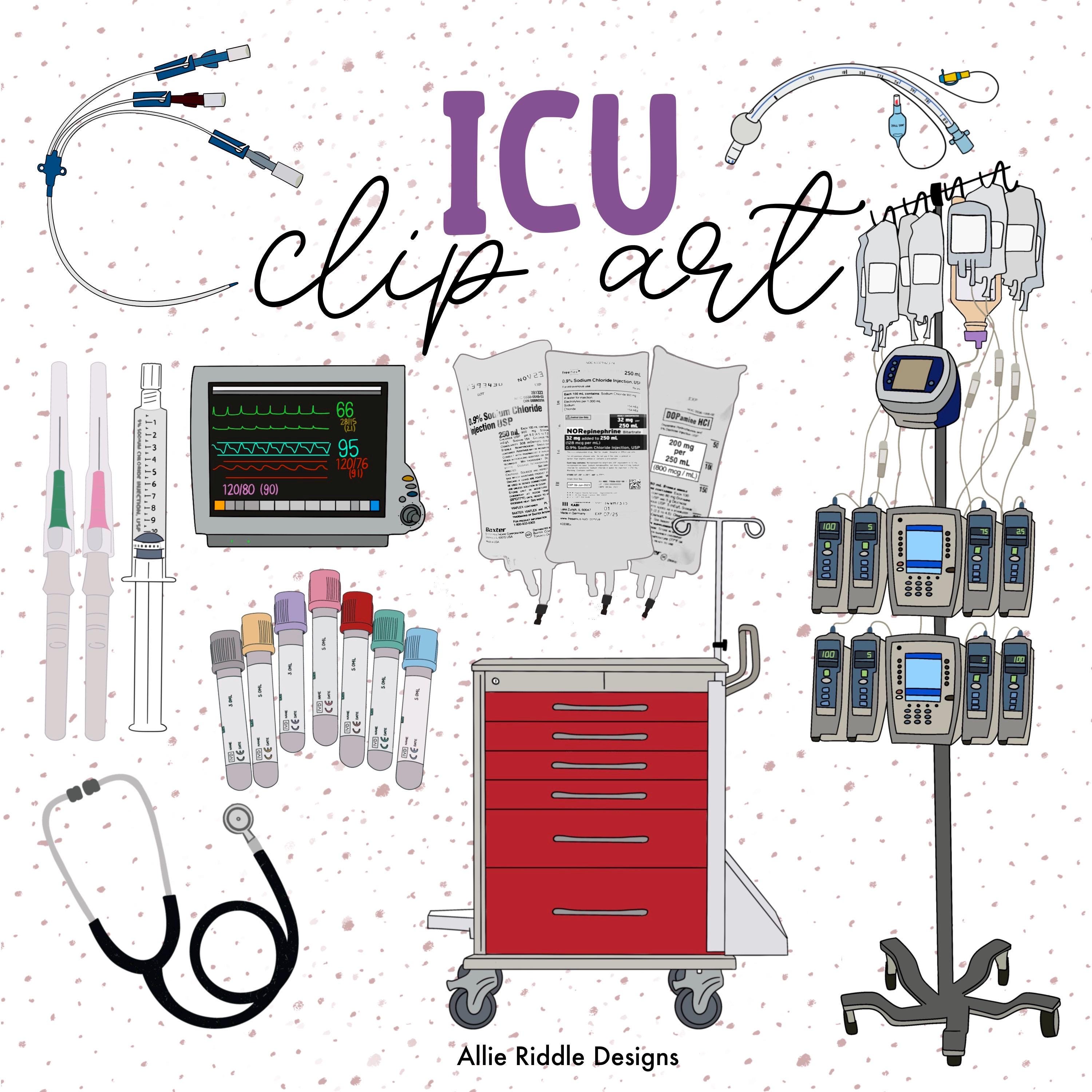 ICU Clip Art - Etsy
