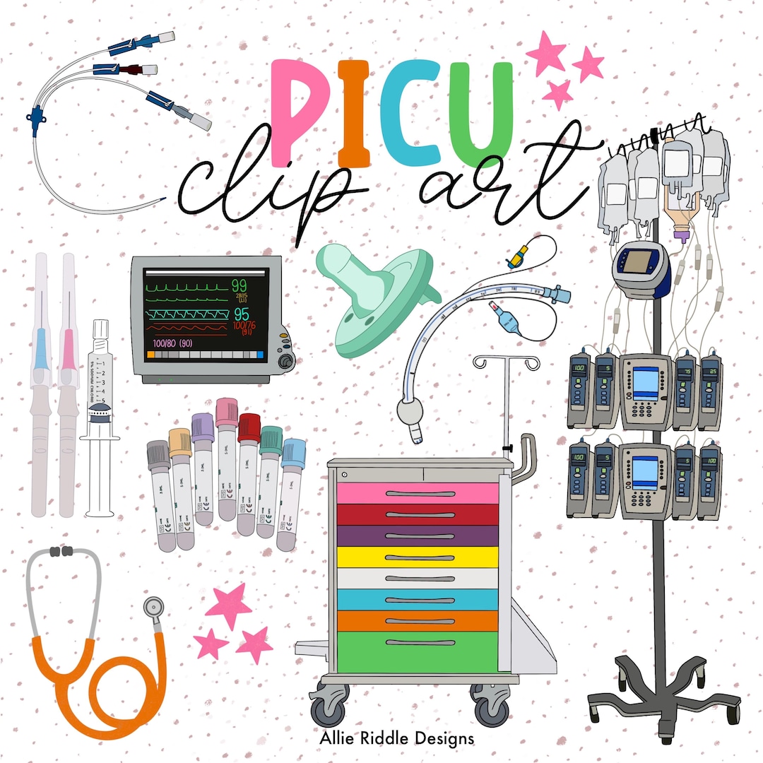 PICU Clip Art - Etsy