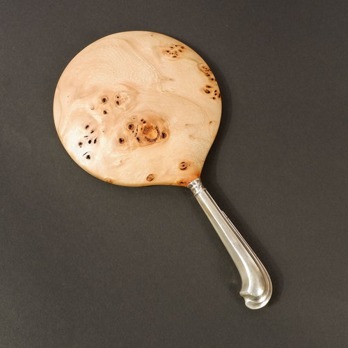 Engraved Hand Mirror Personalized Wooden Mirror - Etsy