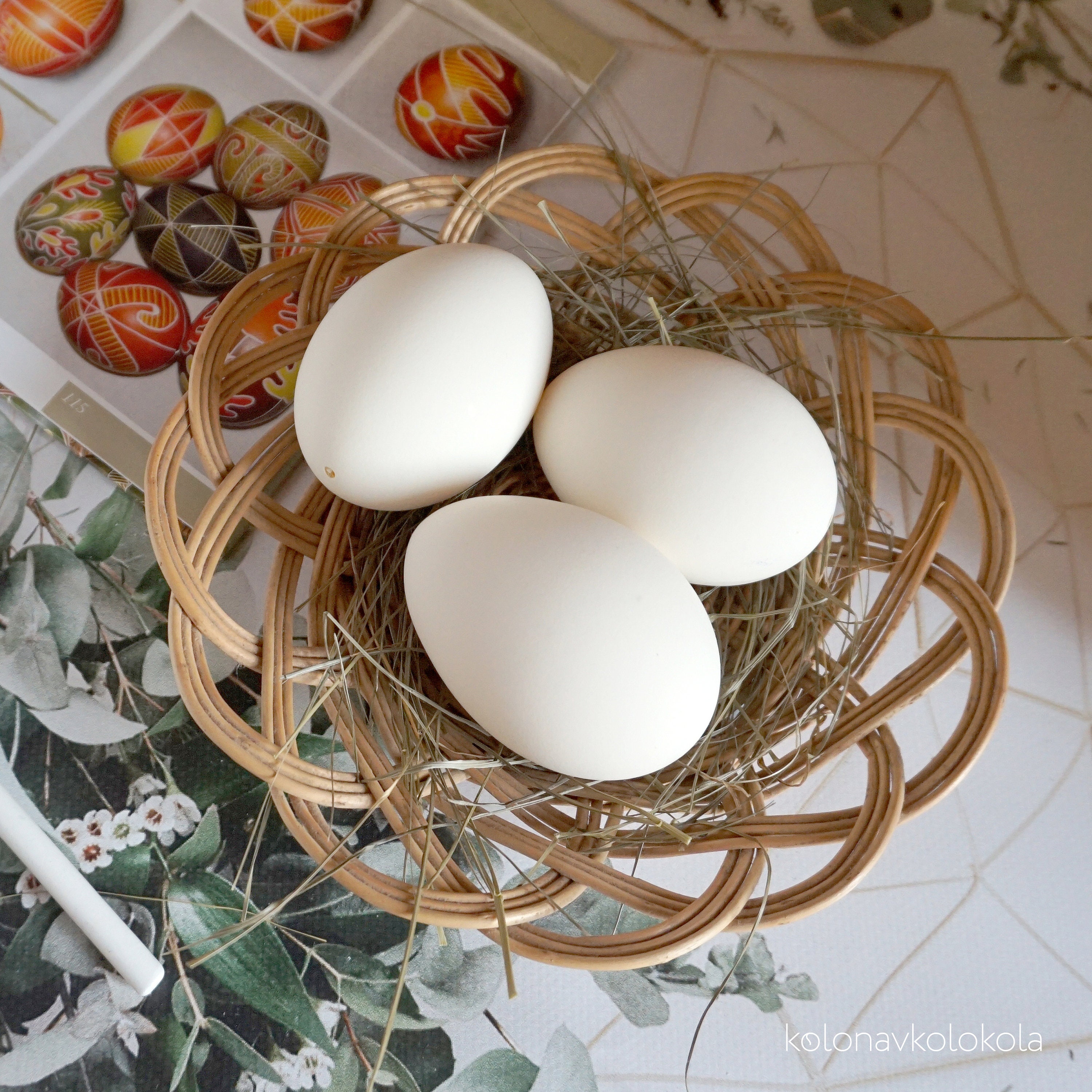 Set of 3 Goose Eggs With a Gift Box for Each - Etsy