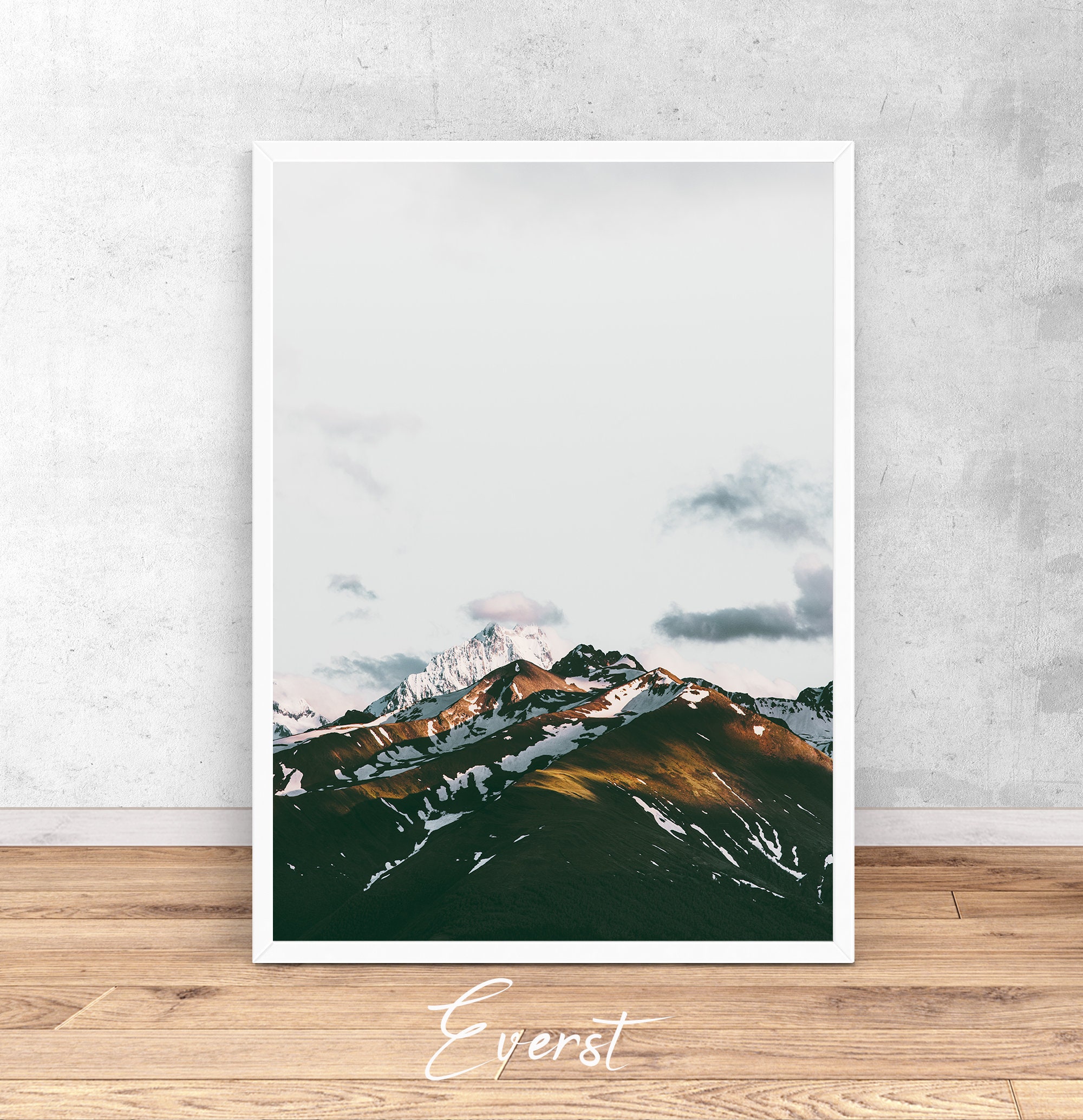 Mountains Print Wall Art Print Interior Decor Printable - Etsy