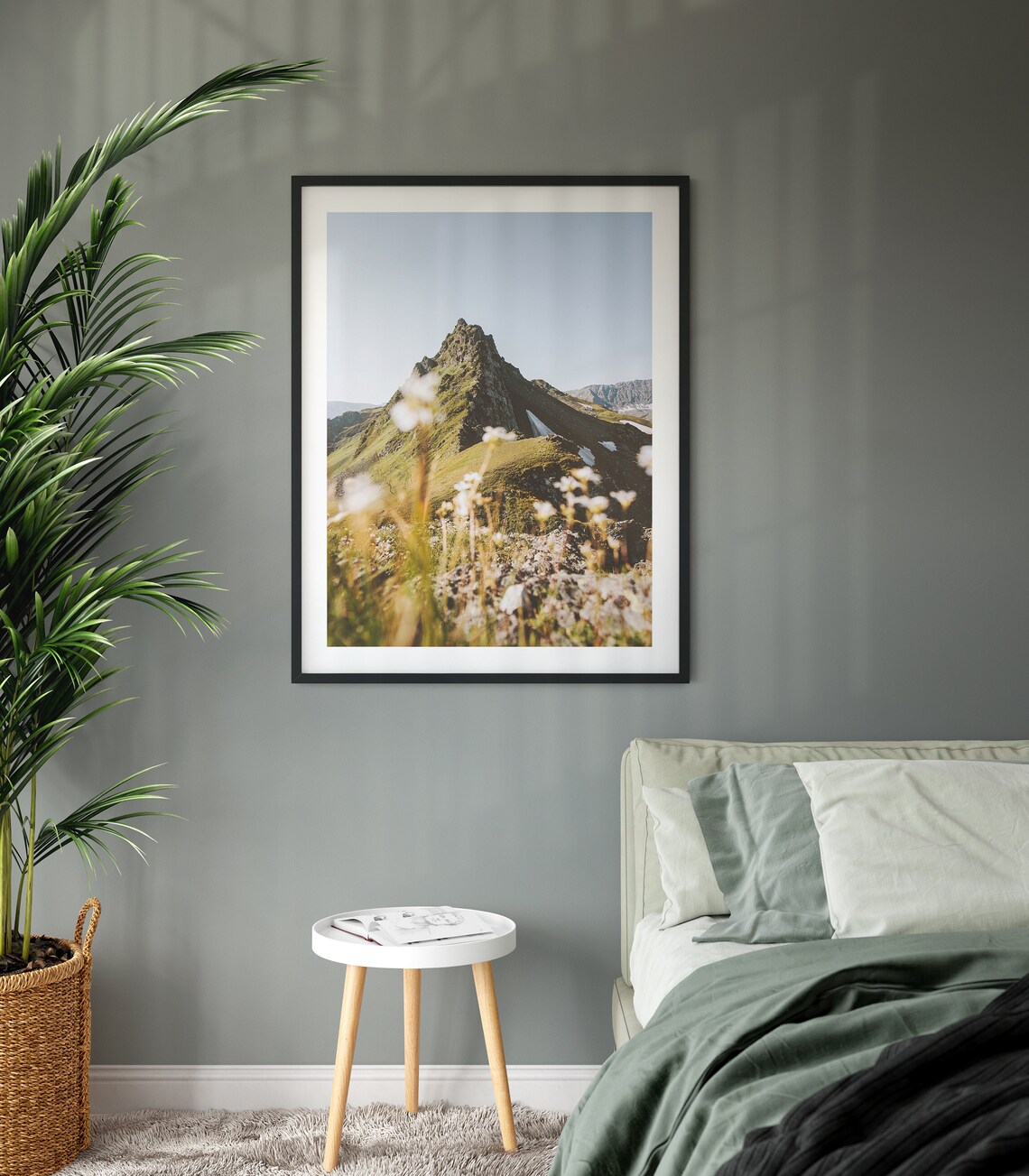 Mountain Print, Wall Art Print, Printable Digital Download, Interior ...