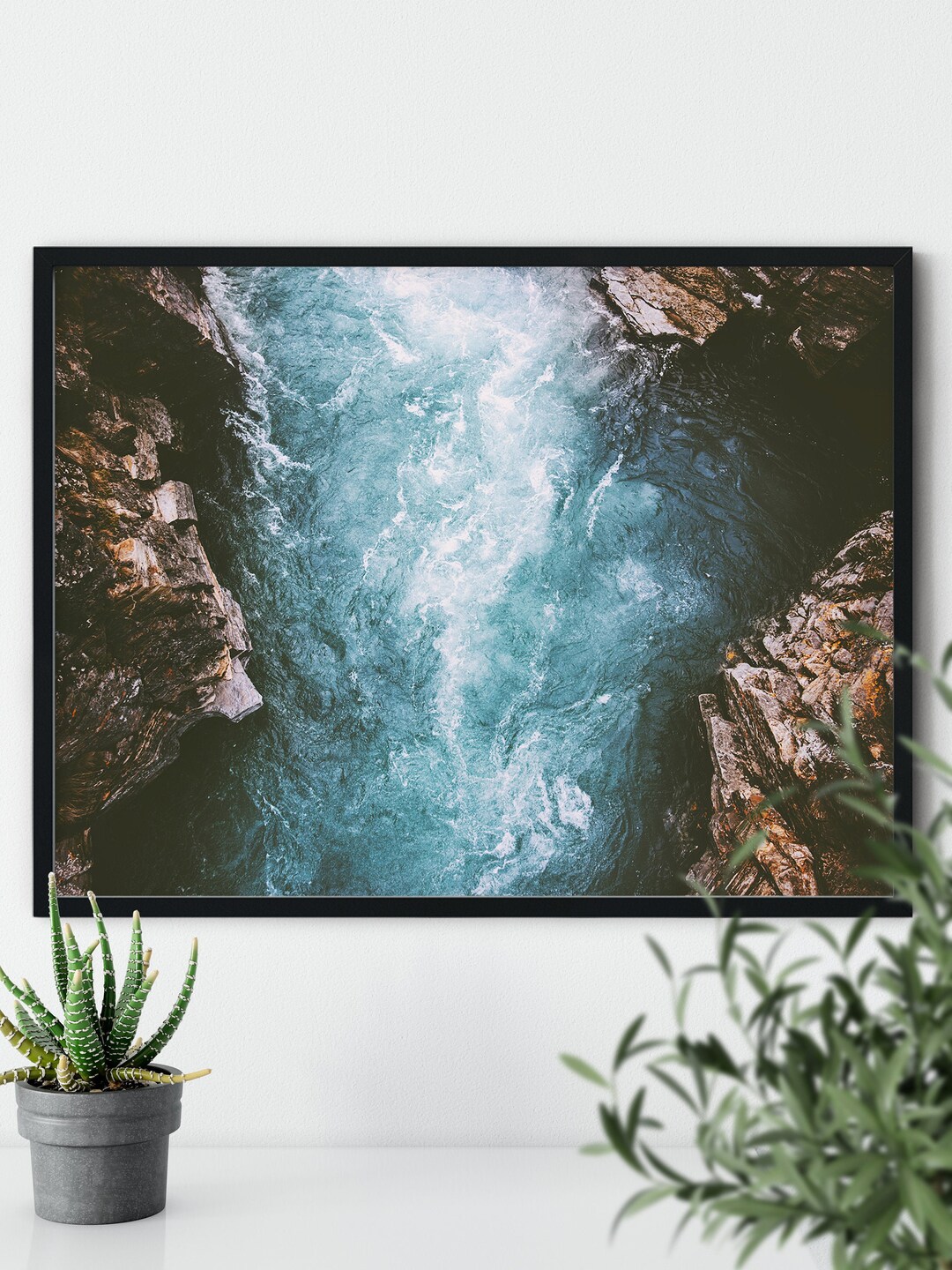 Water Print, Aerial View, Printable Wall Art, Scandi Print, Wall Art ...