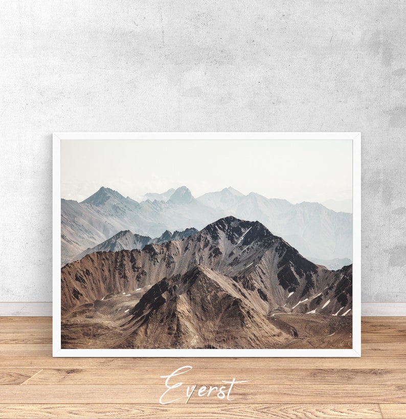 Mountain Printable, Wall Art, Mountain Print, Nature Poster, Mountain ...
