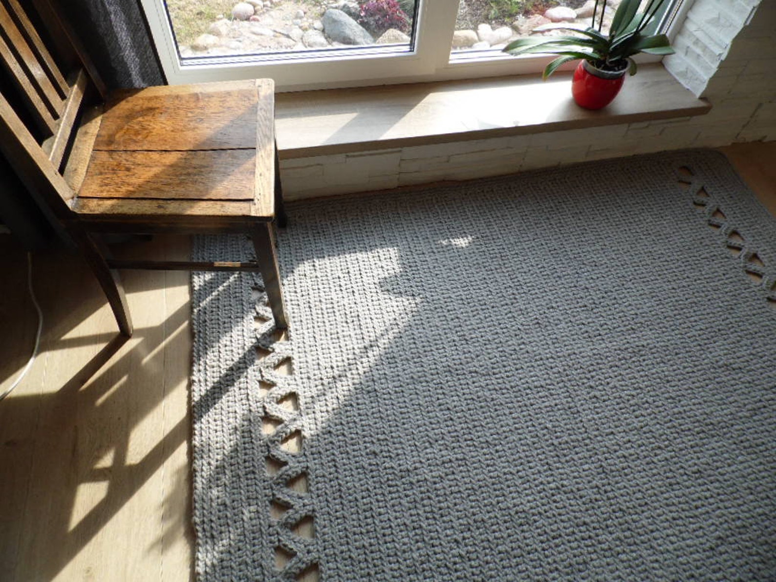Large Crocheted Carpet Mat Idea for Home Crochet Carpet Tiles - Etsy
