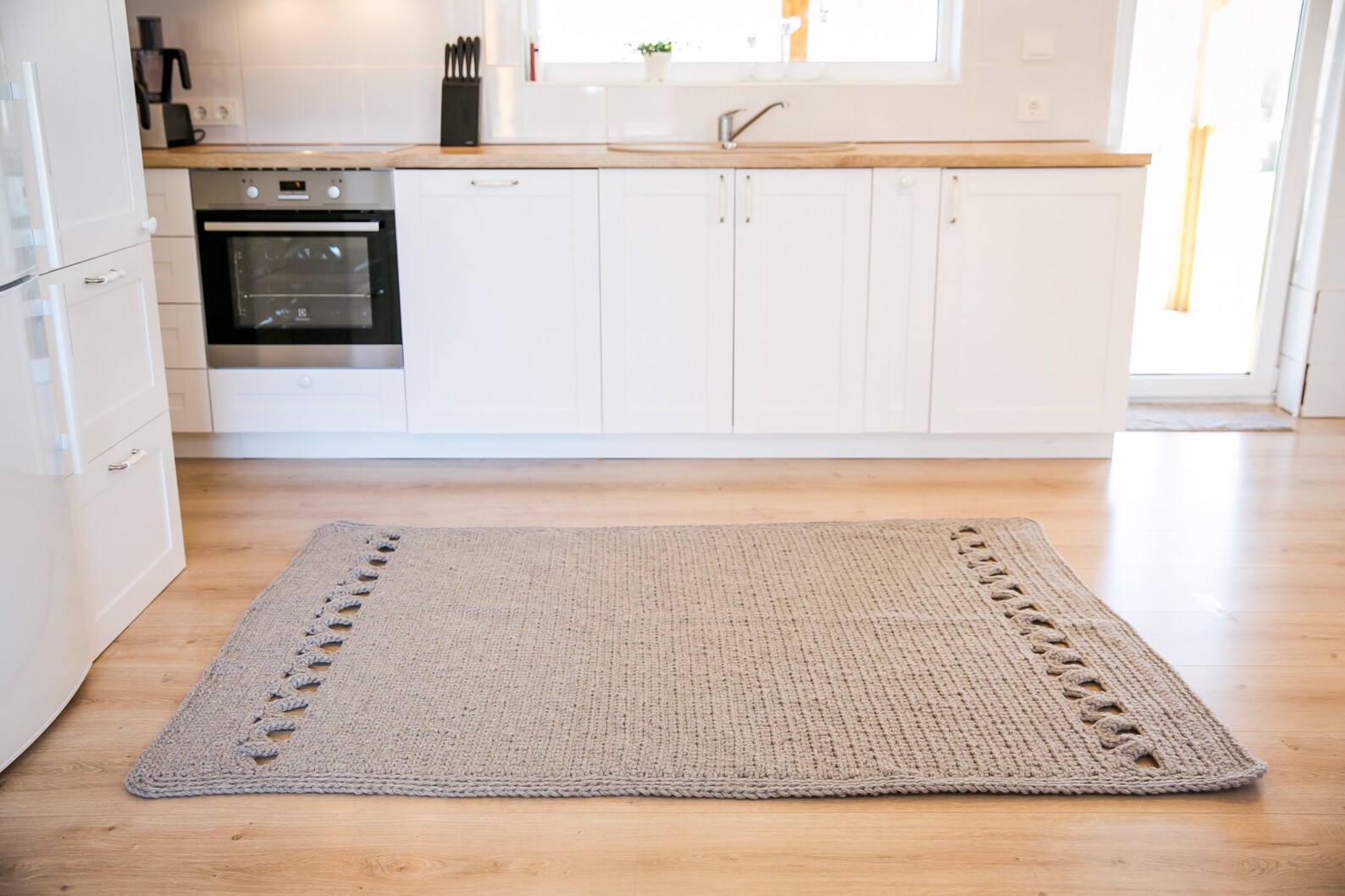Large Crocheted Carpet Mat Idea for Home Crochet Carpet Tiles - Etsy