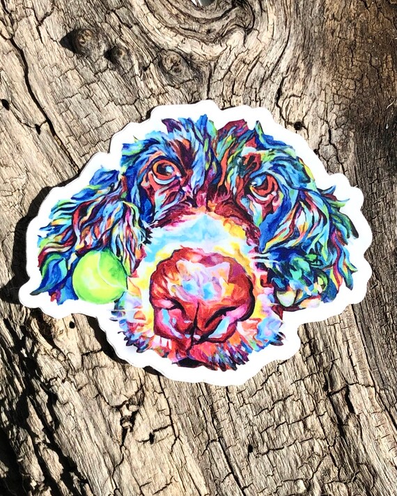 Springer Spaniel Dog Sticker 3 sticker vinyl decal | Etsy