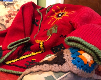 Ecuador Wool Sweater - Etsy