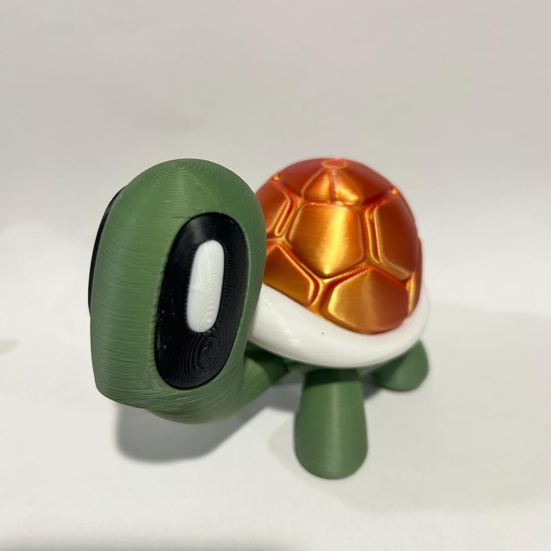 Blob Lab Turtle With Shell and Hat Accessory - Etsy