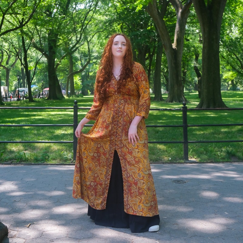 60s Boho Dress - Etsy