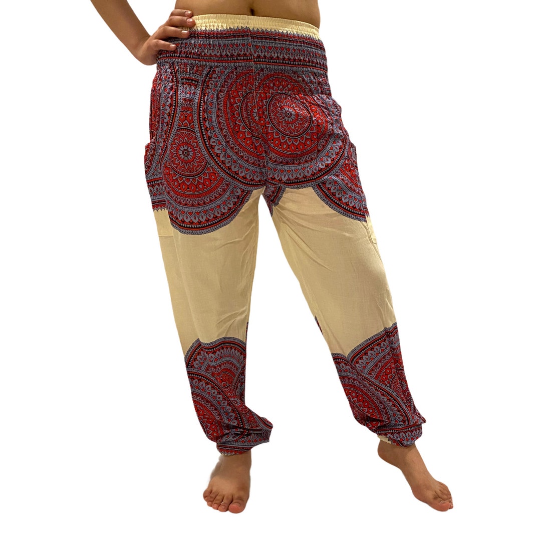 Mandala Print Boho Yoga Hose, Haremshose, Strand Hose, Frauen Sommer ...