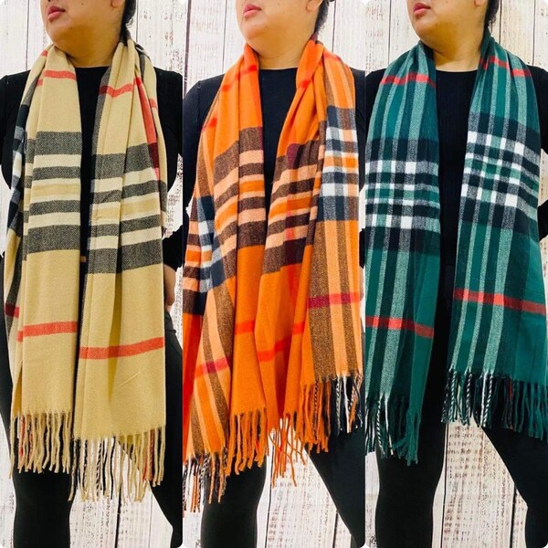 Tartan Plaid Scarf - Etsy